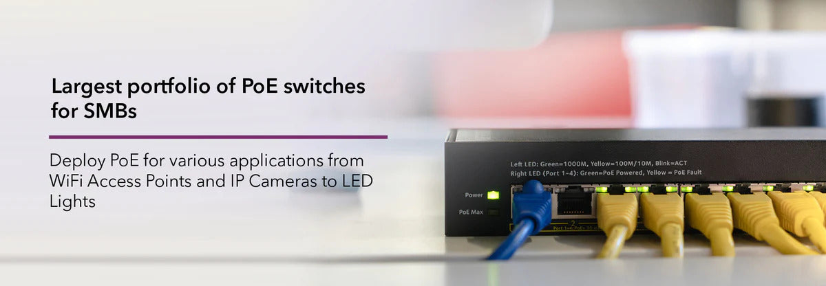 PoE / PoE+ Gigabit Switches— Netgearstore.id