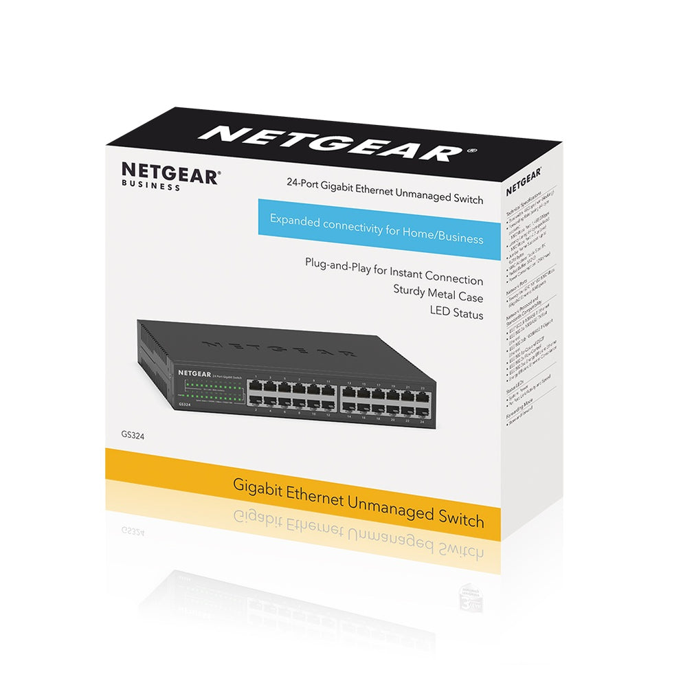 GS324 24 Port Gigabit Ethernet Unmanaged Switch - Garansi 2 Tahun ...